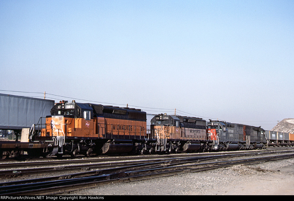 SP 8277, MILW 174, and MILW 167